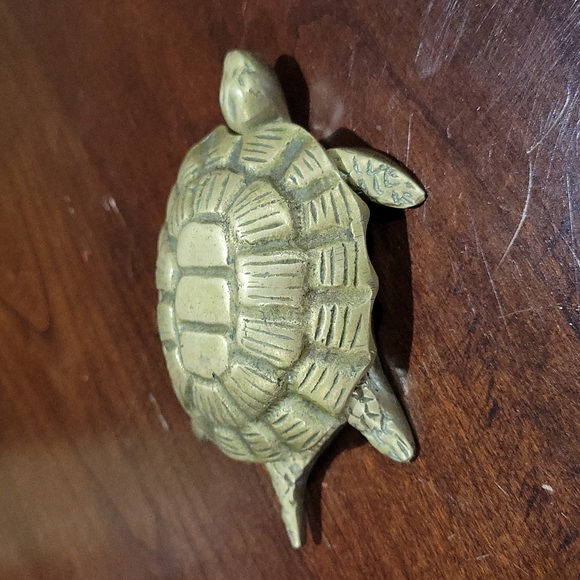 Other | Vintage Brass Sea Turtle Ashtray | Poshmark